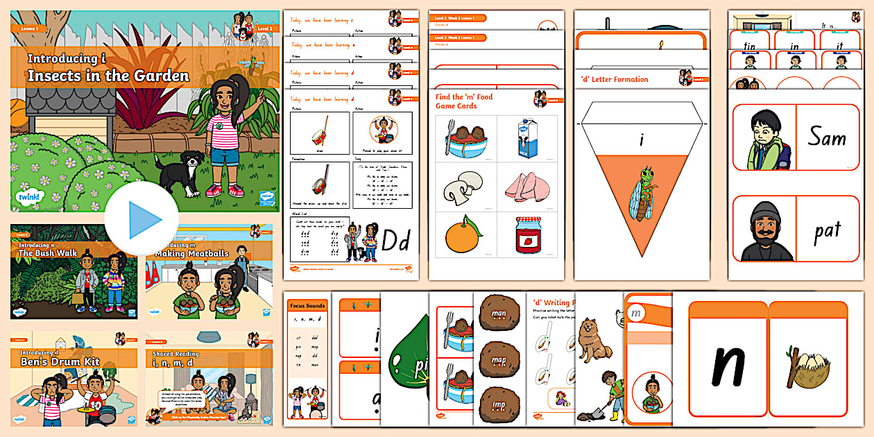 Phonics: Level 2: Week 2: Weekly Lesson Pack (Teacher-Made)