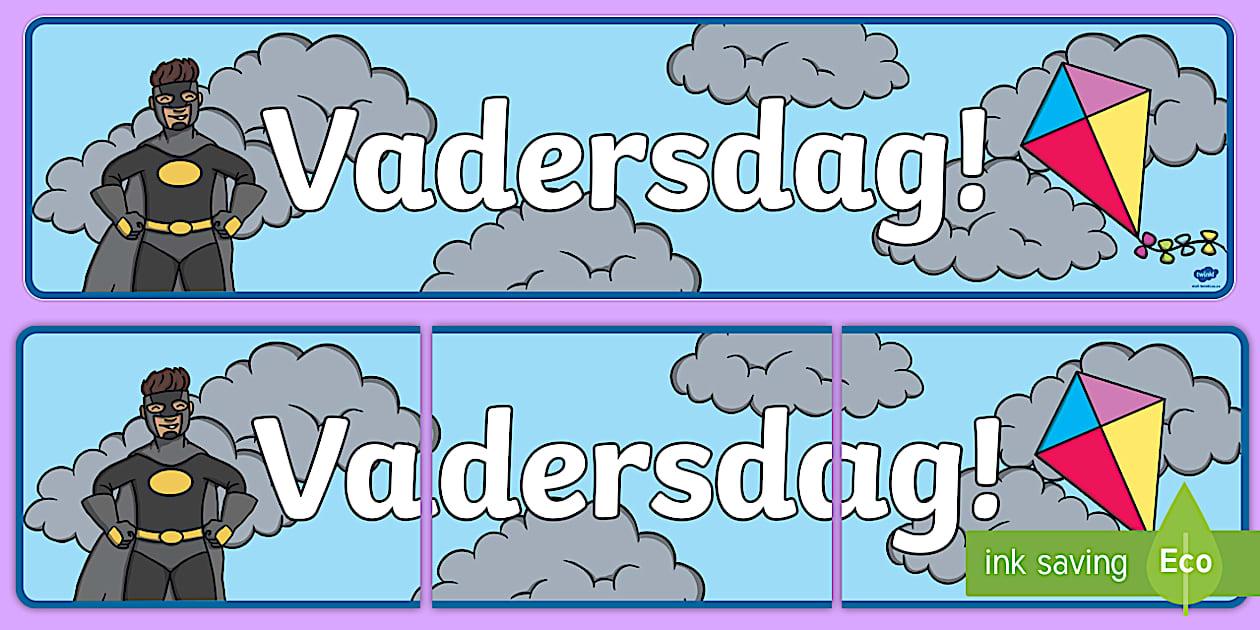 Vadersdag Vertoon Banier (Teacher-Made) - Twinkl