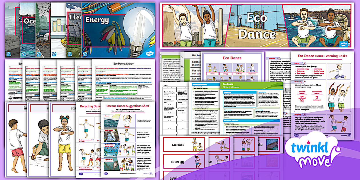Year 5 Unit Pack I Eco Dance Unit Pack I Twinkl Move PE