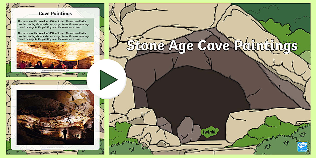 Stone Age Cave Paintings - KS2 Facts and Photo PowerPoint