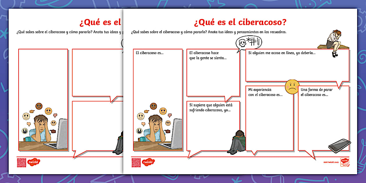 Ficha De Actividad Qué Sabes Sobre El Ciberacoso