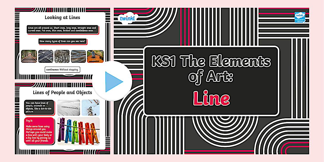 KS1 The Elements of Art: Line (teacher made) - Twinkl