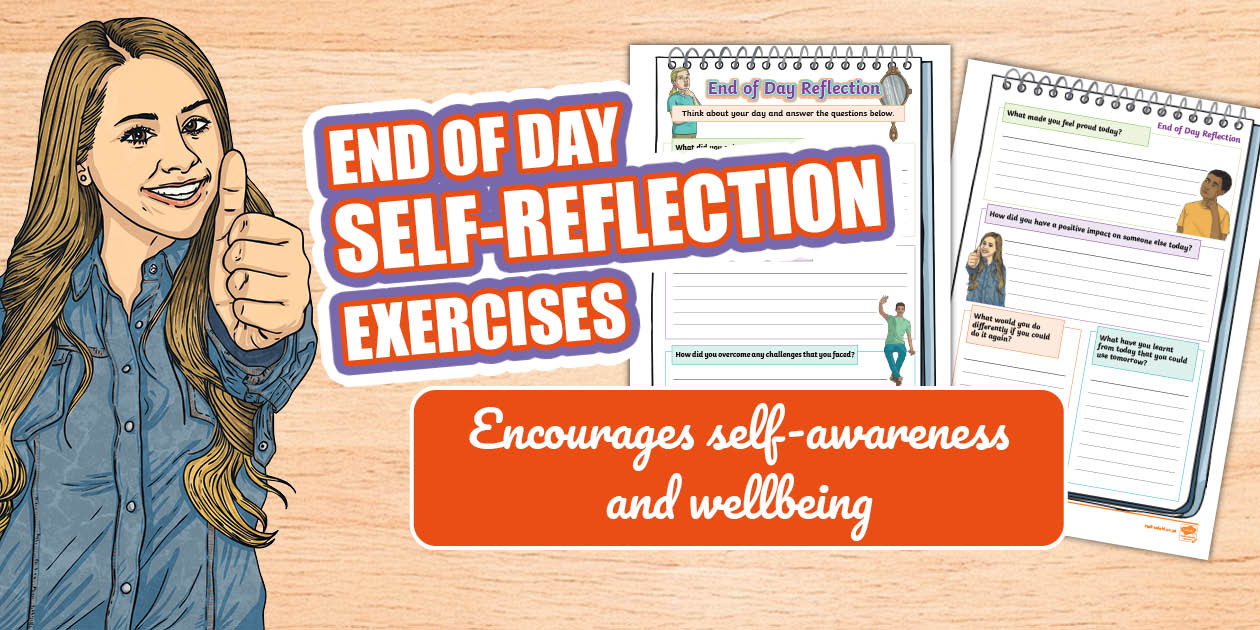 Intermediate Phase Life Skills - End of Day - Self-Reflection Exercises ...