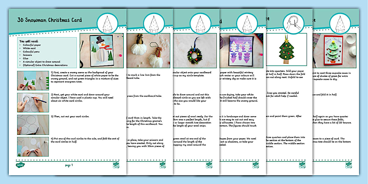 How can I create Christmas Crafts with KS1 as a Trainee or ECT?