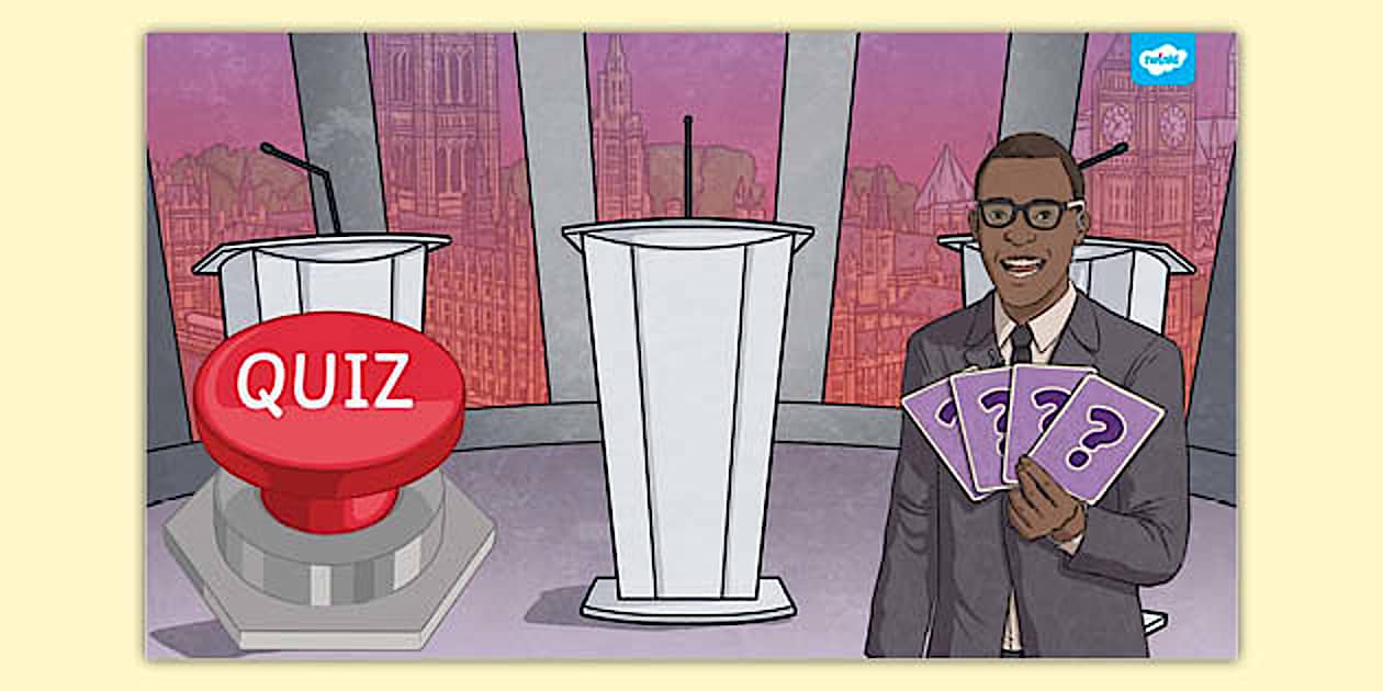 Quiz Show Host Virtual Teaching Background (Teacher-Made)