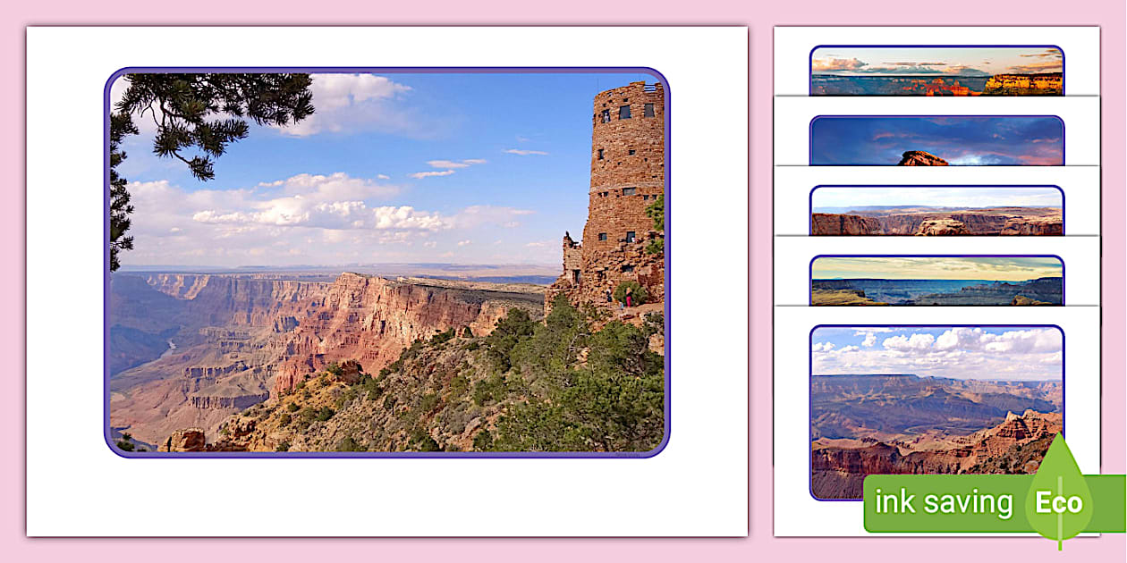 The Grand Canyon Display Photo Pack - Twinkl - KS2 - Twinkl