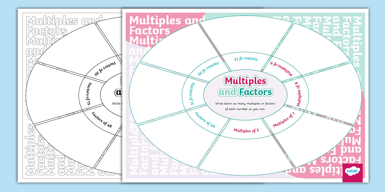 Multiples and Factors Around the Table (teacher made)