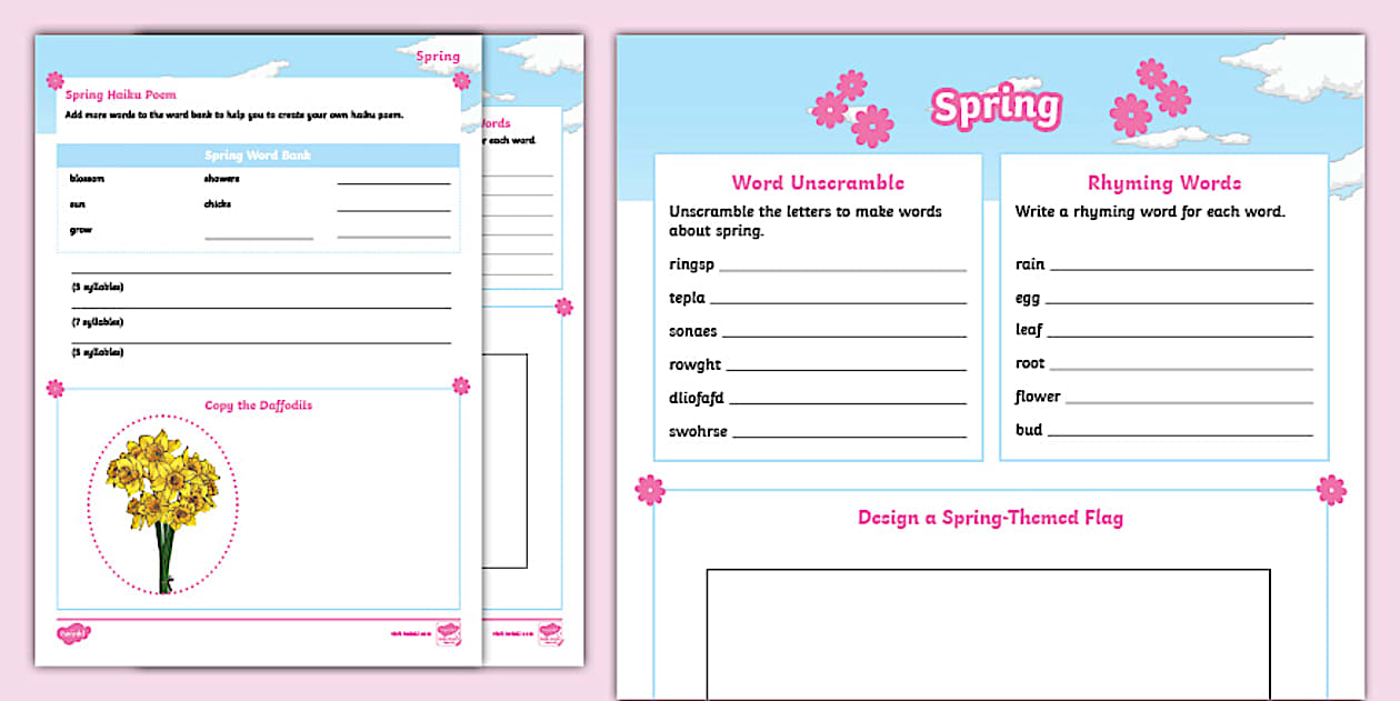 Spring Boredom Buster - KS2 (teacher made) - Twinkl