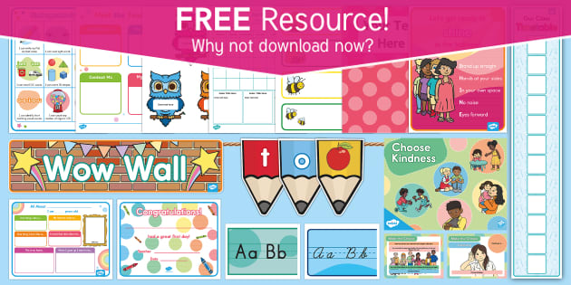 FREE Back to School Classroom Setup (Hecho por educadores)