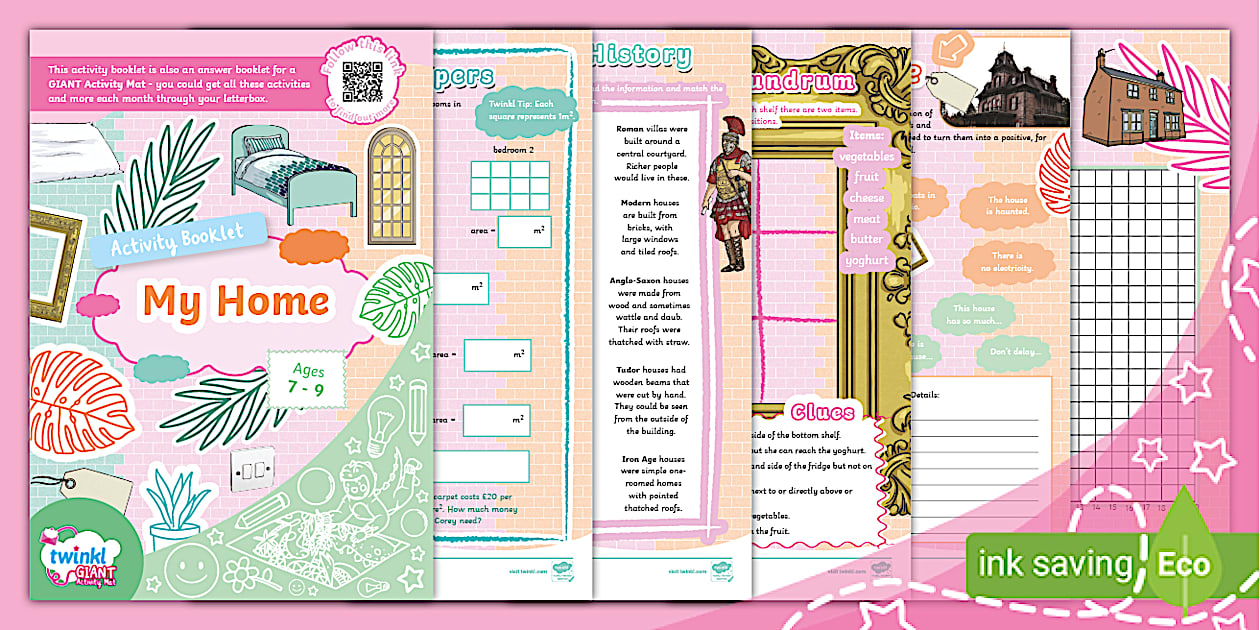 My Home Activity Booklet 7 to 9 years (Teacher-Made)