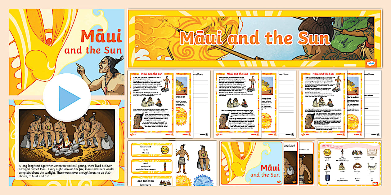 Māui and the Sun Resource Pack (teacher made) - Twinkl