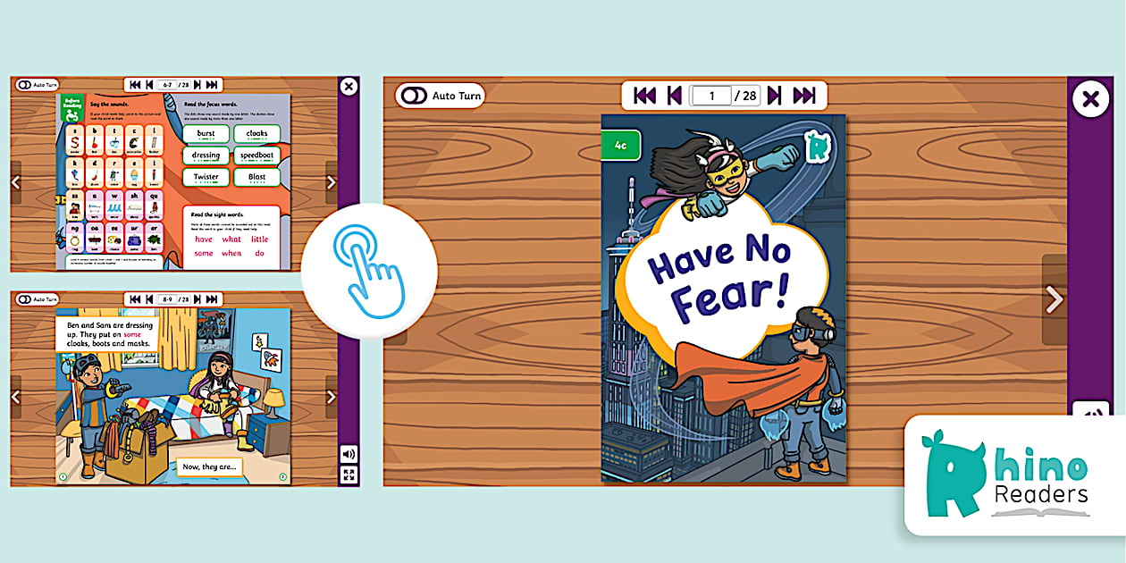 Level 4c Decodable Readers: Have No Fear! - Twinkl