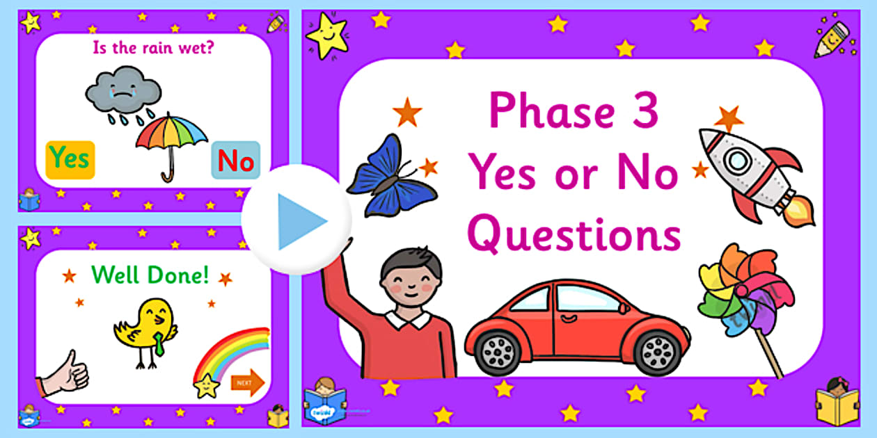Yes No Questions PowerPoint - ESL Questions Resources