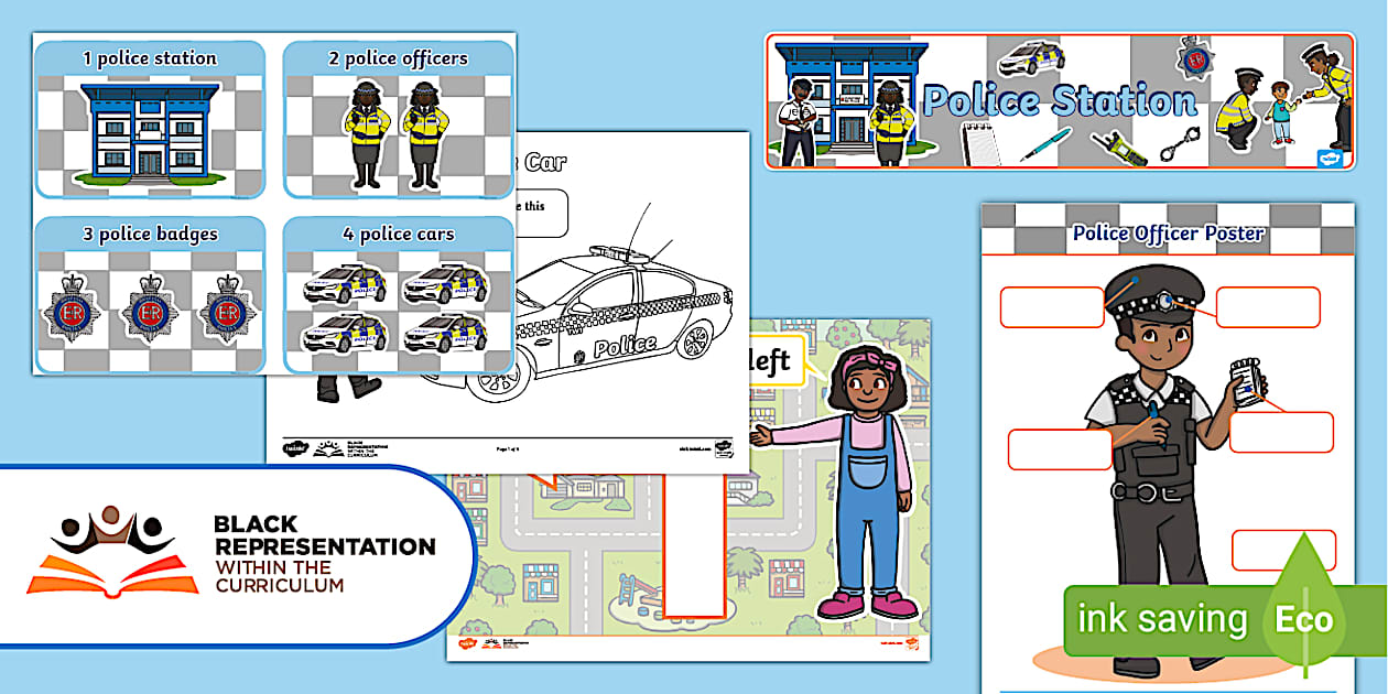 Diverse Police Officers Role Play Pack (teacher made)