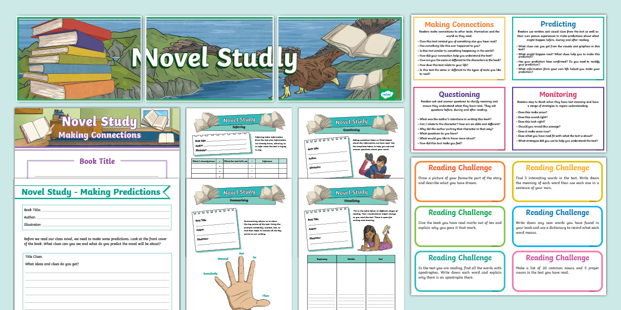 Novel Study Reading Strategy Pack