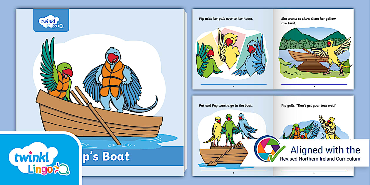 Pip's Boat Phase 2 'oa' Sound Story (teacher made) - Twinkl