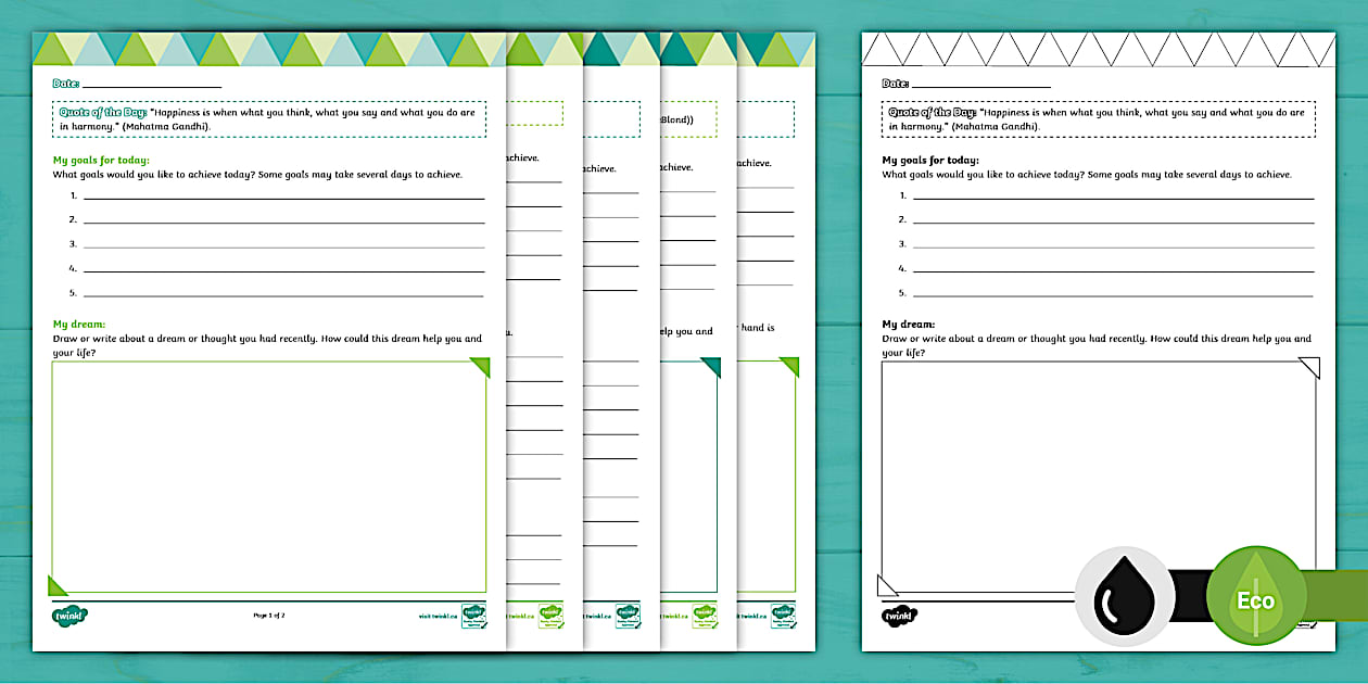 Printable Journal Pages - Foster Writing Skills
