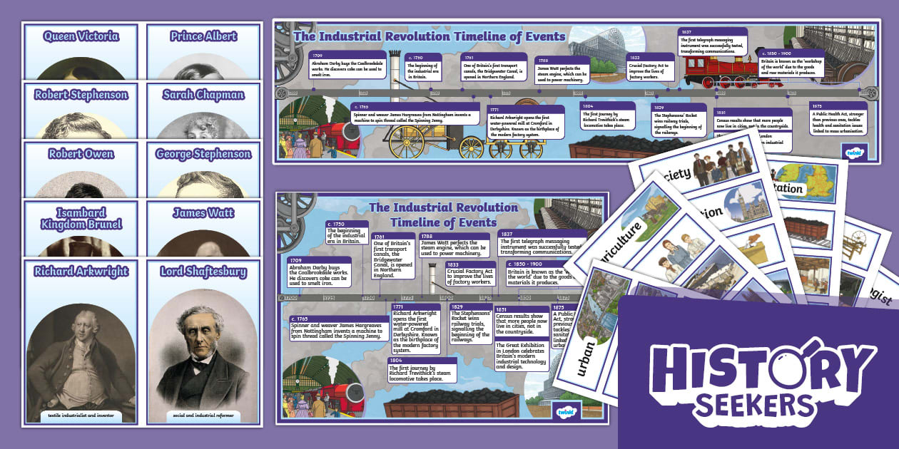 Industrial Revolution Timeline Pack (Teacher-Made) - Twinkl Industrial Revolution Timeline Pack (Teacher-Made) - Twinkl