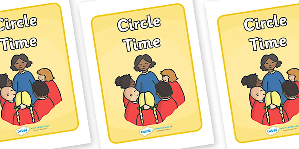 👉 Circle Time Display Poster (teacher made) - Twinkl