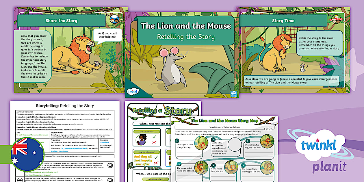 Foundation The Lion and the Mouse Storytelling Lesson 3