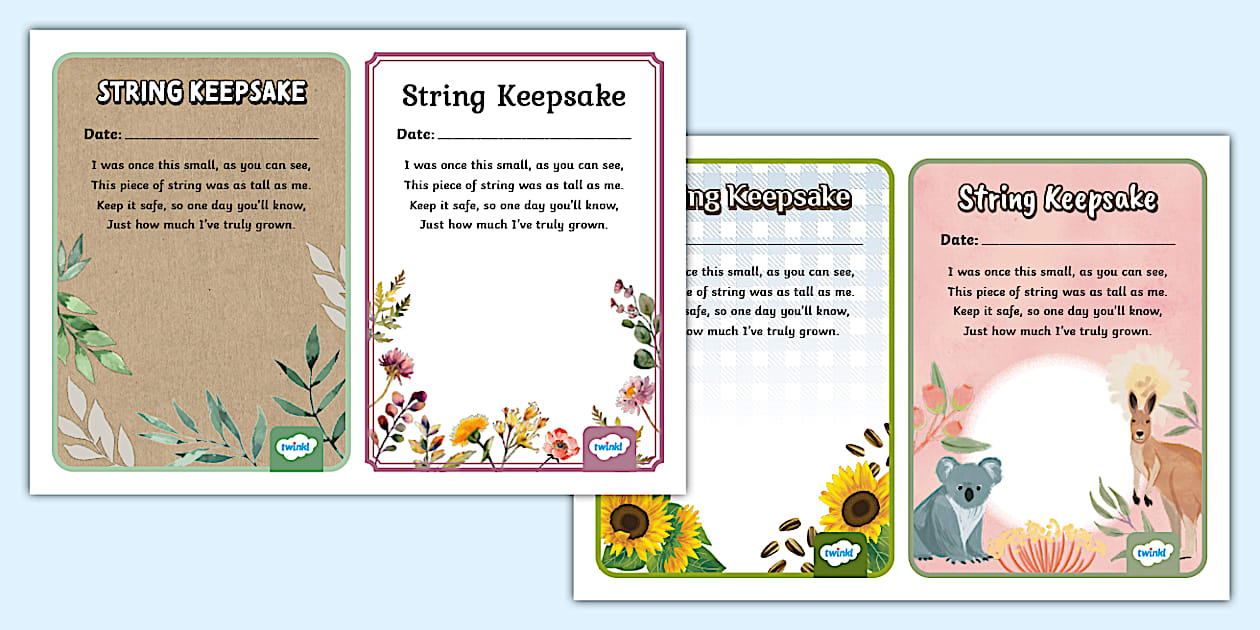 How Much I Have Grown String Memory (teacher made) - Twinkl