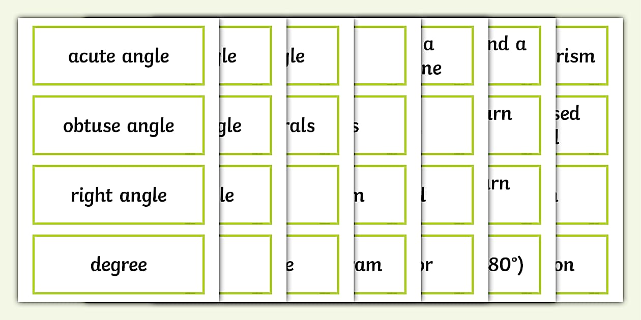 👉 Year 5 Properties of Shapes Vocabulary Cards - Twinkl