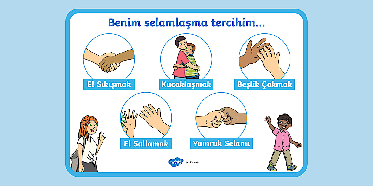 Selamlaşma Tercihim | Poster (teacher made) - Twinkl