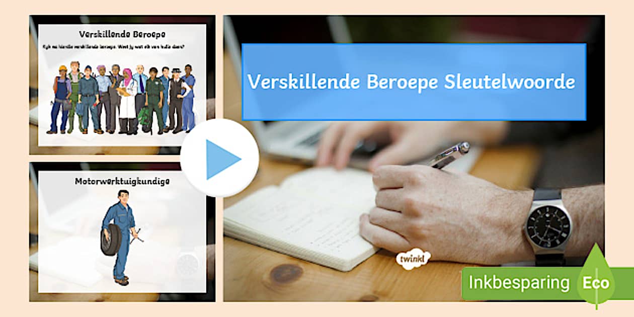 Beroepe PowerPoint (l'enseignant a fait) - Twinkl