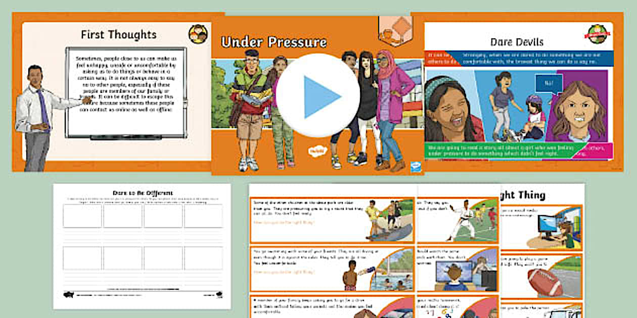 PSHE LKS2 Safety First – Peer Pressure Lesson Pack