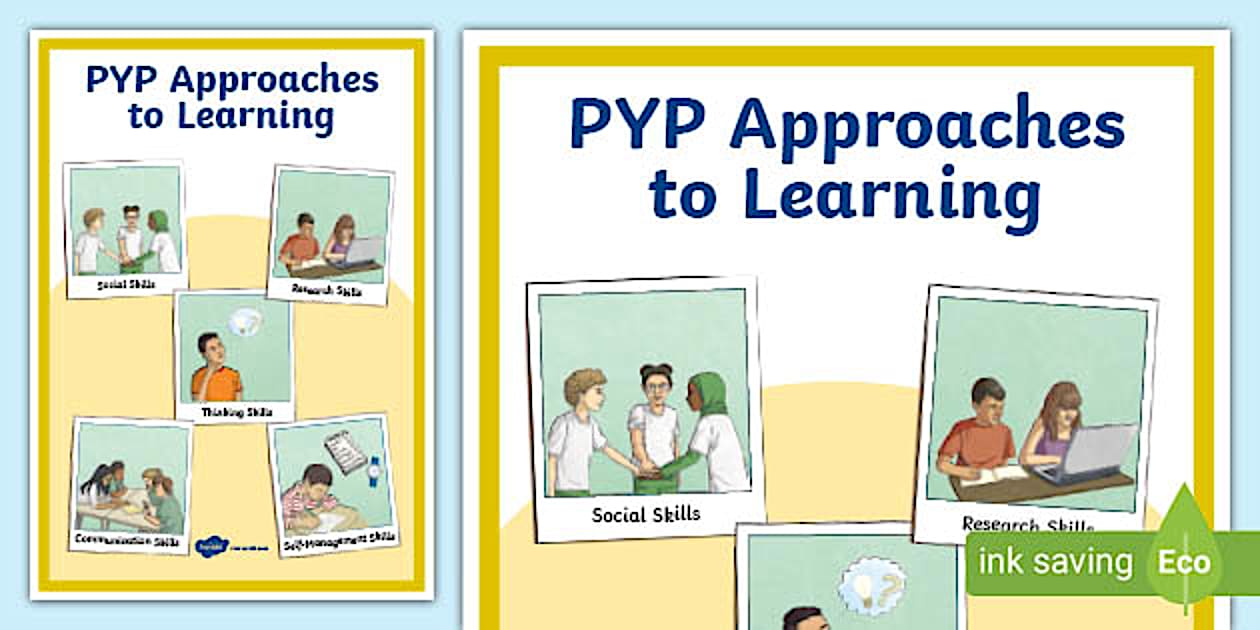 PYP Approaches to Learning Poster - IB PYP Resources