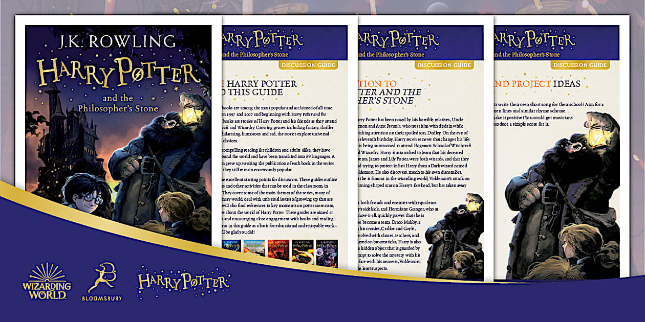 FREE! - Harry Potter and the Philosopher's Stone:Discussion Guide NZ