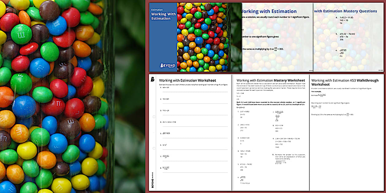 👉 Working with Estimation KS3 Resource Pack - Twinkl