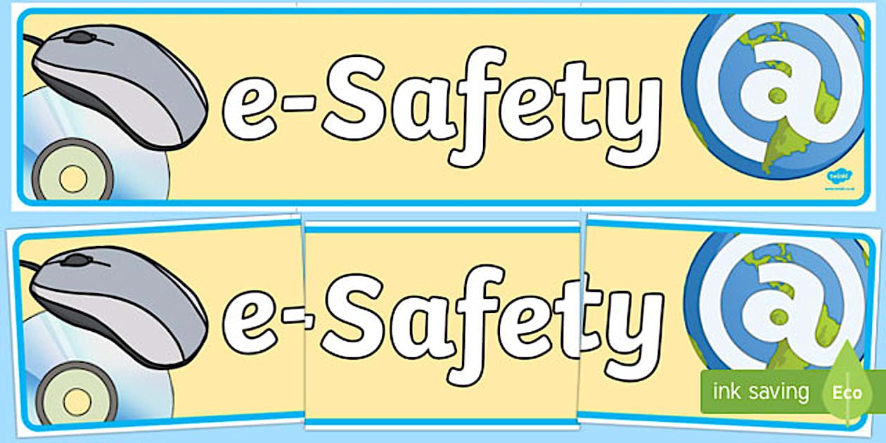 Esafety Display Banner (Teacher-Made) - Twinkl