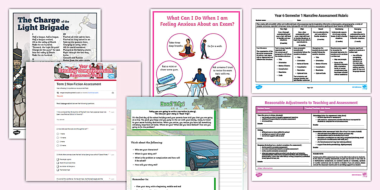 Year 6 Semester 1 Assessment Pack (teacher made) - Twinkl