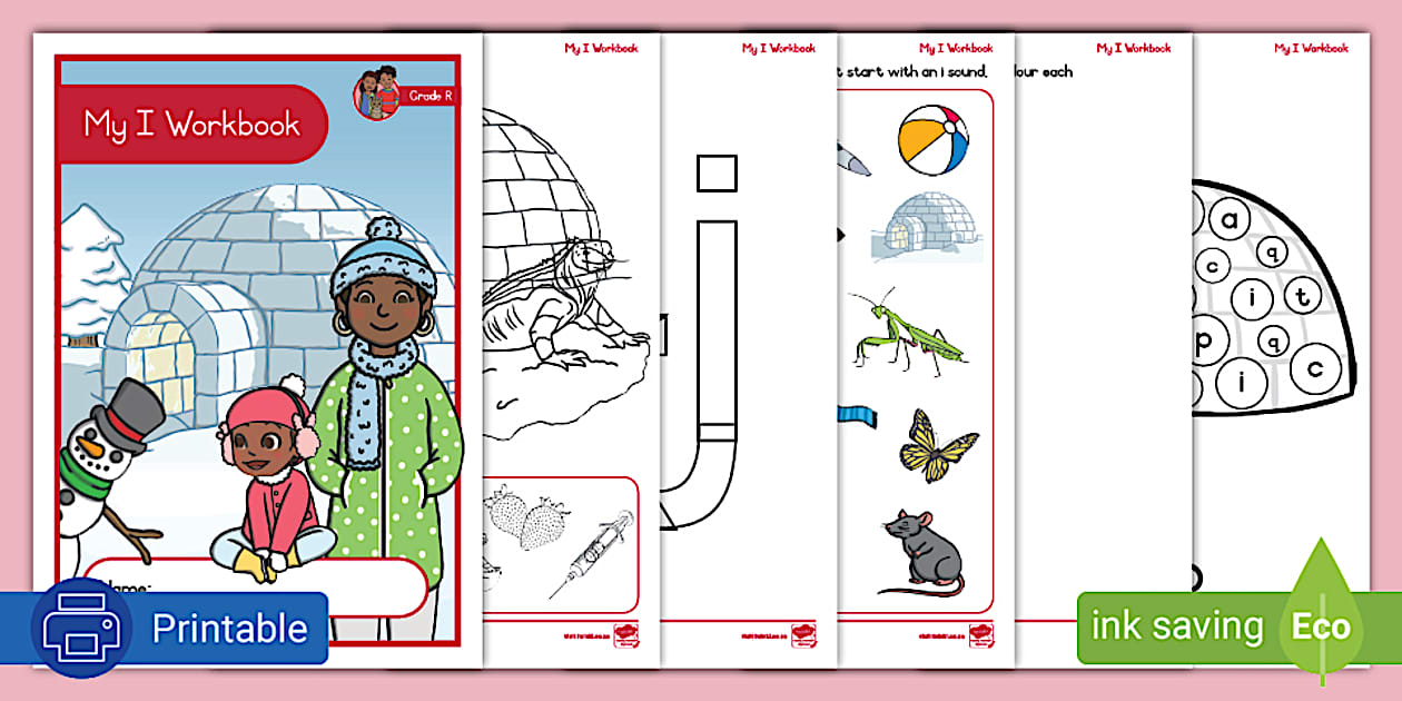 Gr. R Phonics Workbook Letter I (teacher made) - Twinkl