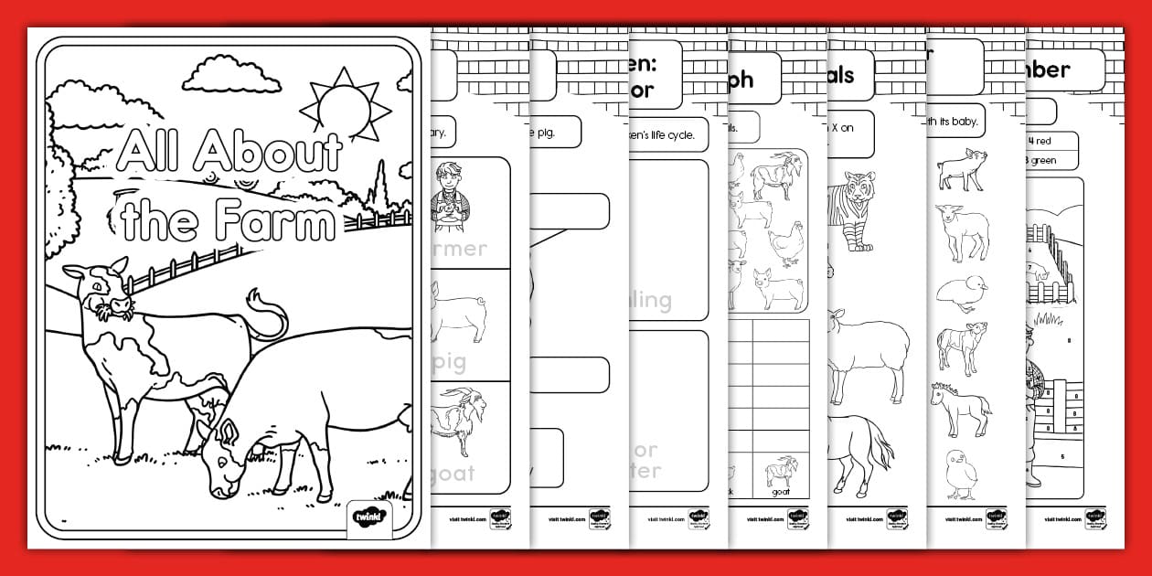 All About the Farm Activity Booklet (teacher made) - Twinkl