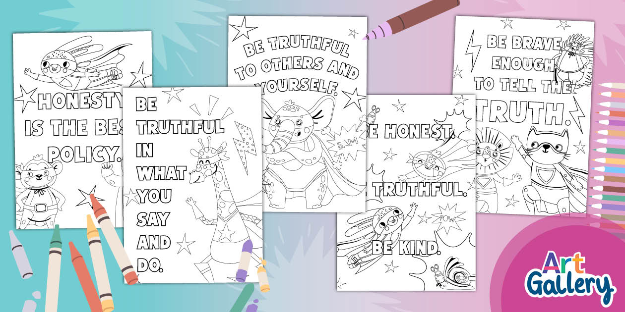 Honesty and Truth Posters (professor feito) - Twinkl