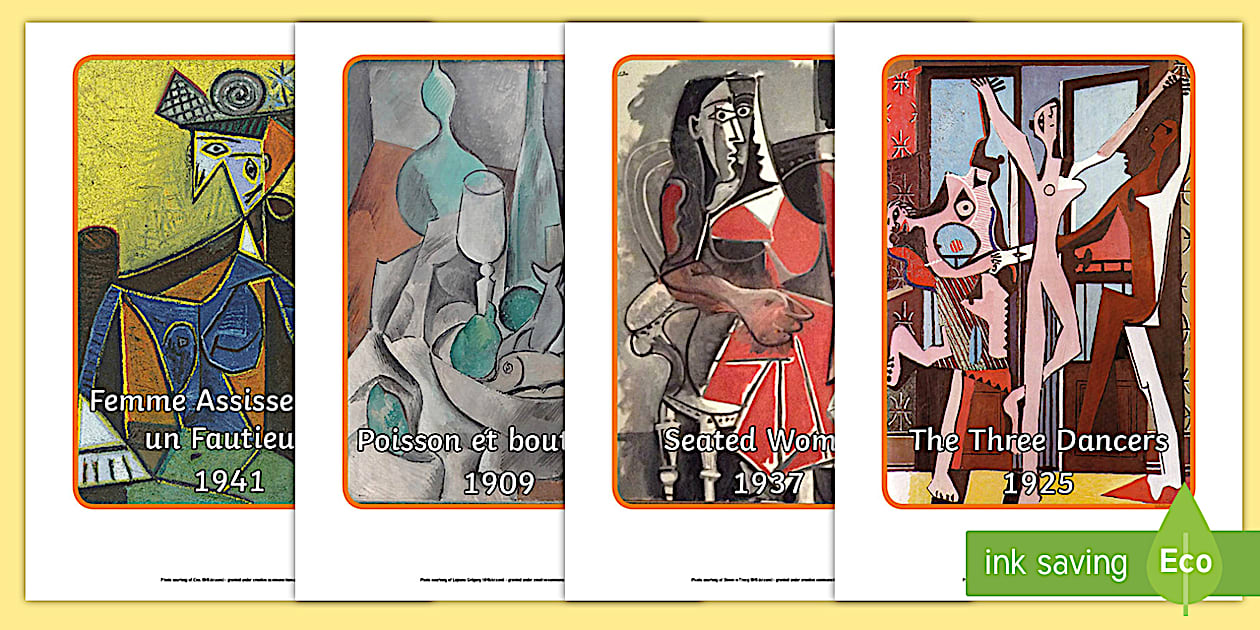 Picasso Display Photos (teacher made) - Twinkl