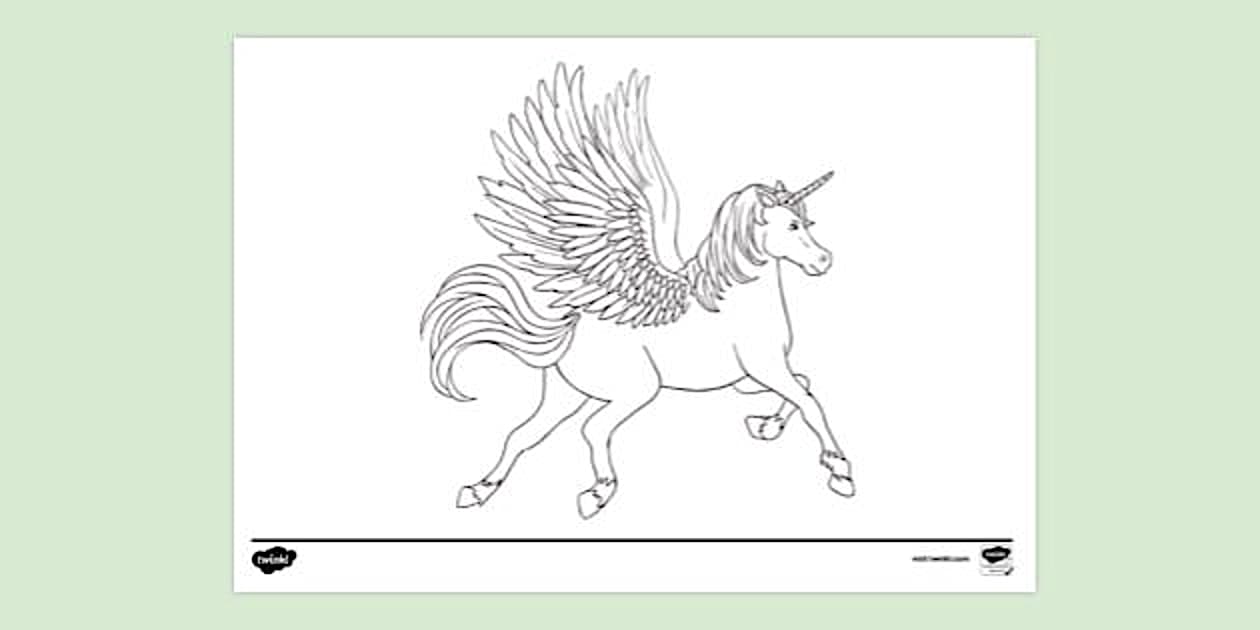 Mythical Creature Colouring Sheet | Colouring Sheets