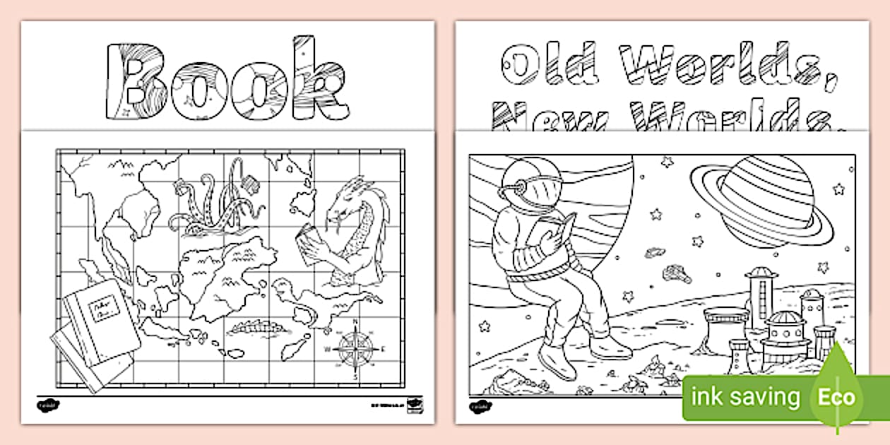 Book Week Colouring | Mindfulness Colouring Pages - Twinkl
