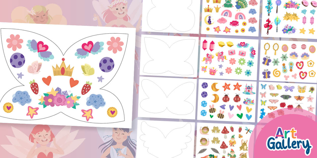 Fairy Wings Collage (Teacher-Made) - Twinkl