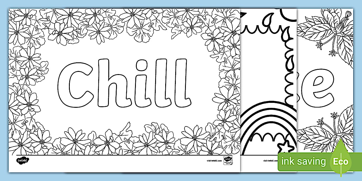Calming Mindfulness Colouring Sheet|Calming Colouring Sheets