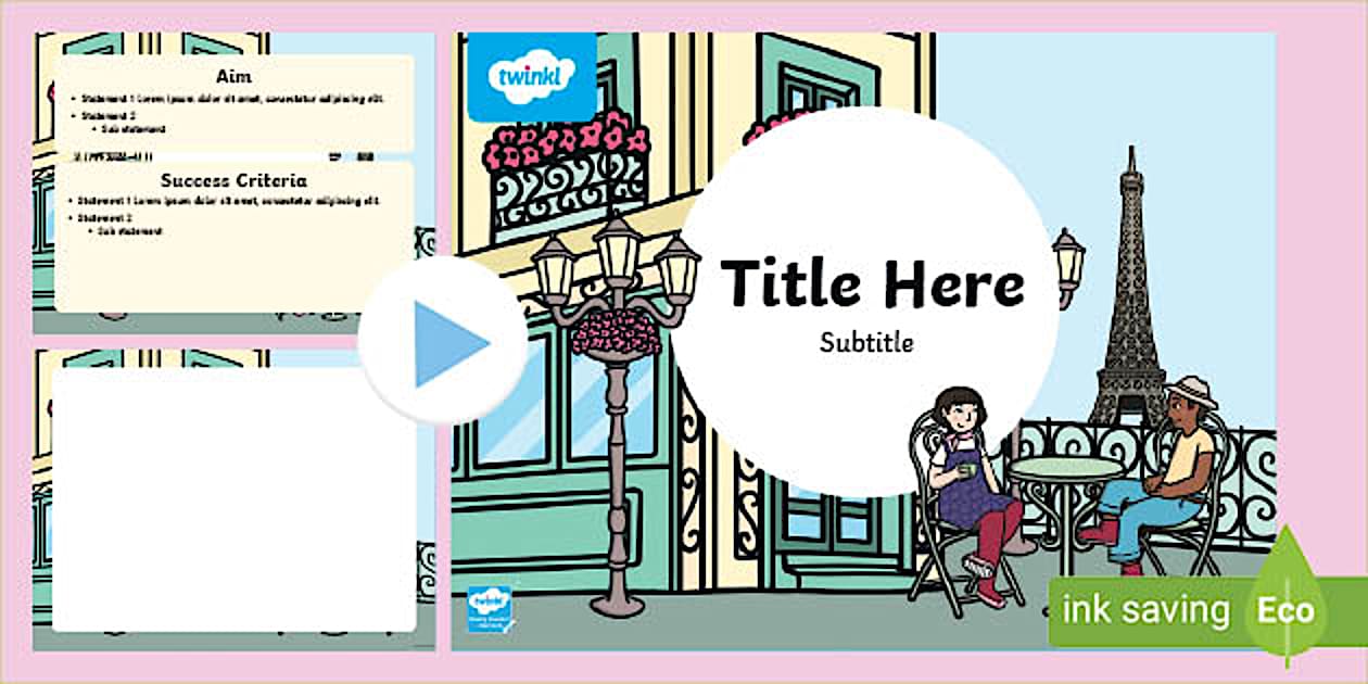 French Parisian Class Powerpoint (teacher made) - Twinkl