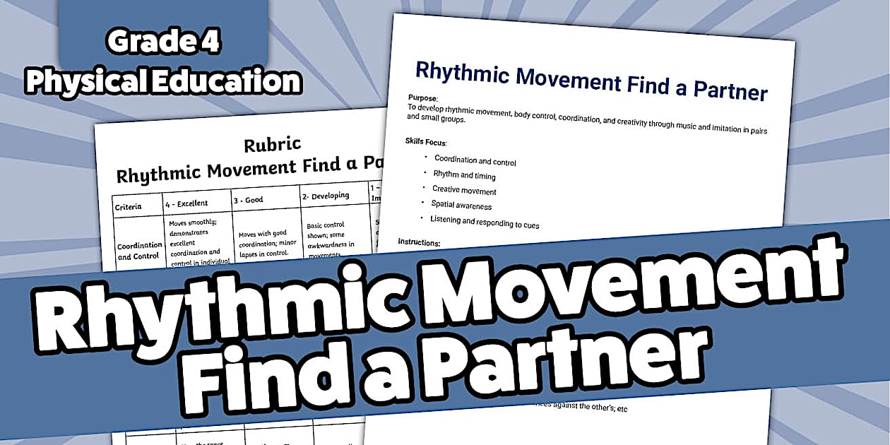 Gr4 PE – Rhythmic Movement Find a Partner - Instruction S