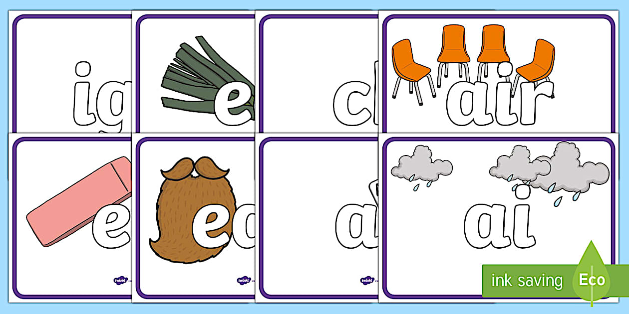 Editable Phase 3 Phonics Display Posters (teacher made)
