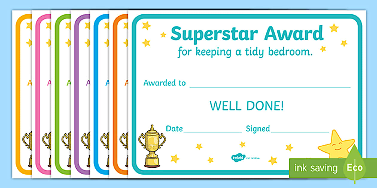Superstar Award Certificate Pack (l'enseignant a fait)