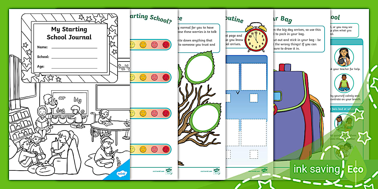 Starting School Journal (Reception) - Pack (teacher made)