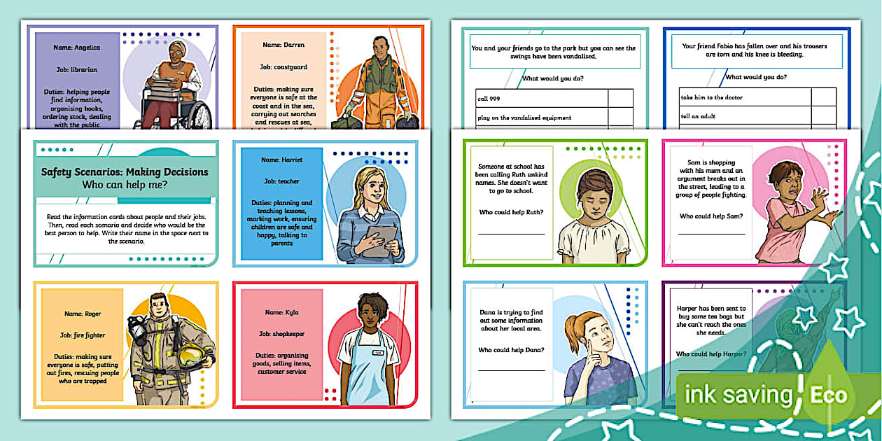 Safety Scenarios: Making Decisions (Teacher-Made) - Twinkl
