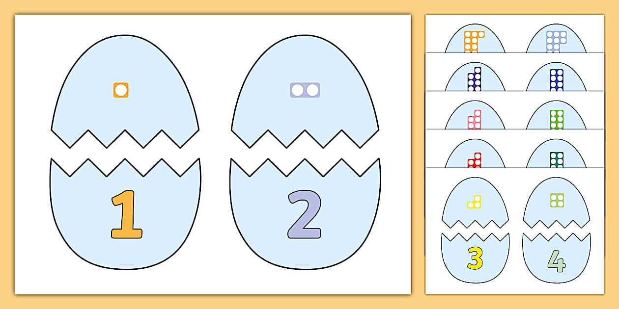 * NEW * Tarjetas: Huevos de Pascua hasta el 40 | Twinkl