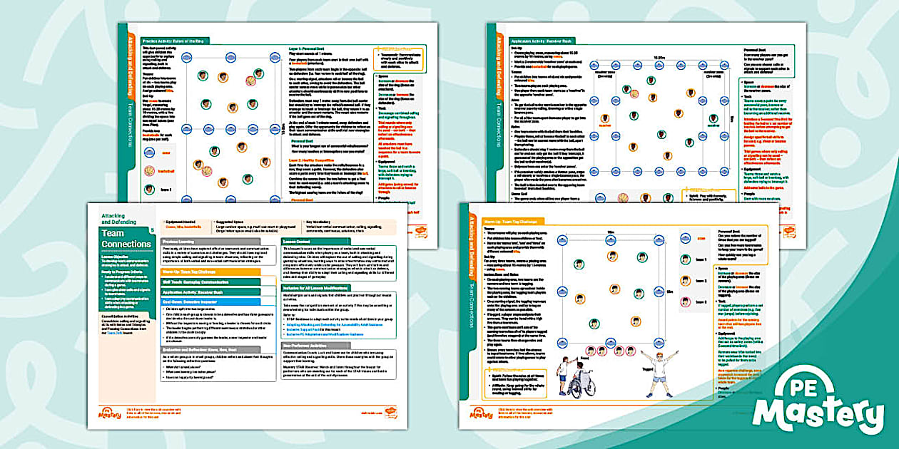 Year 4 Attacking and Defending Lesson 5 - Team Connections